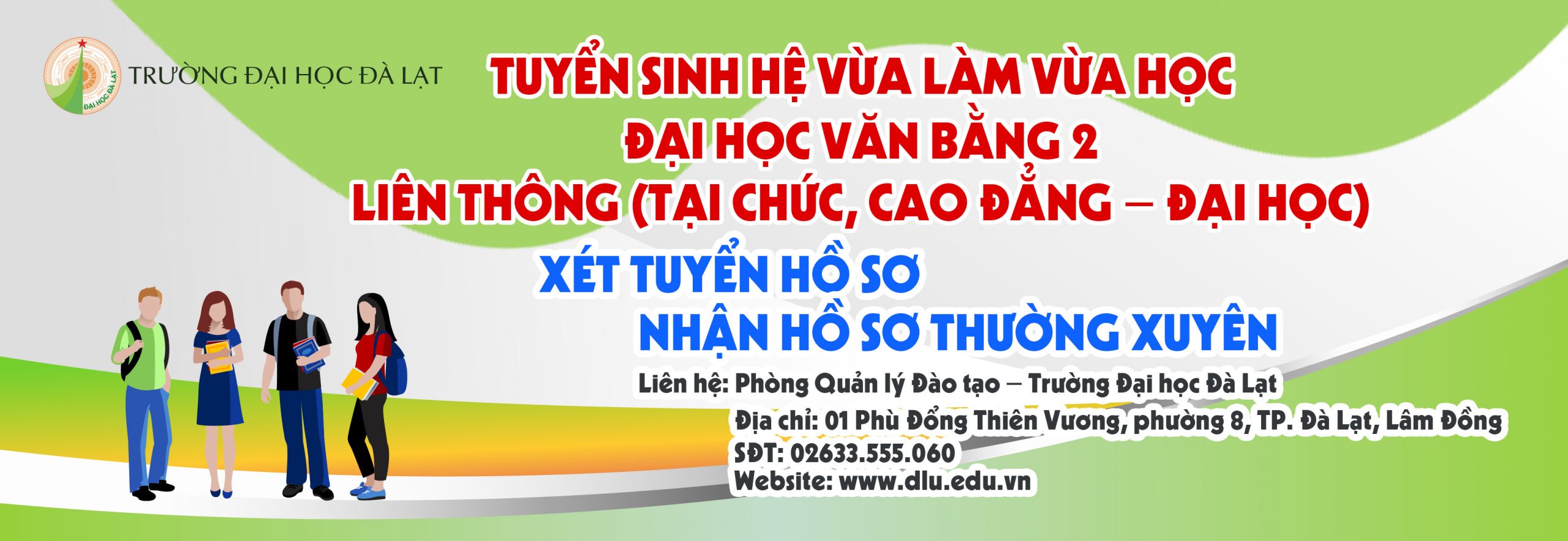 Admissions for admissions, diplomas – Trường Đại học Đà Lạt